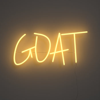 GOAT - LED neon sign – YELLOWPOP