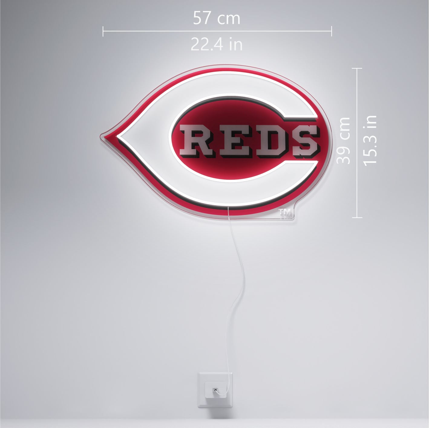 Cincinnati Reds Logo, LED neon sign
