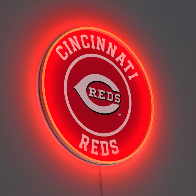 Cincinnati Reds Rounded Logo, LED neon sign – YELLOWPOP