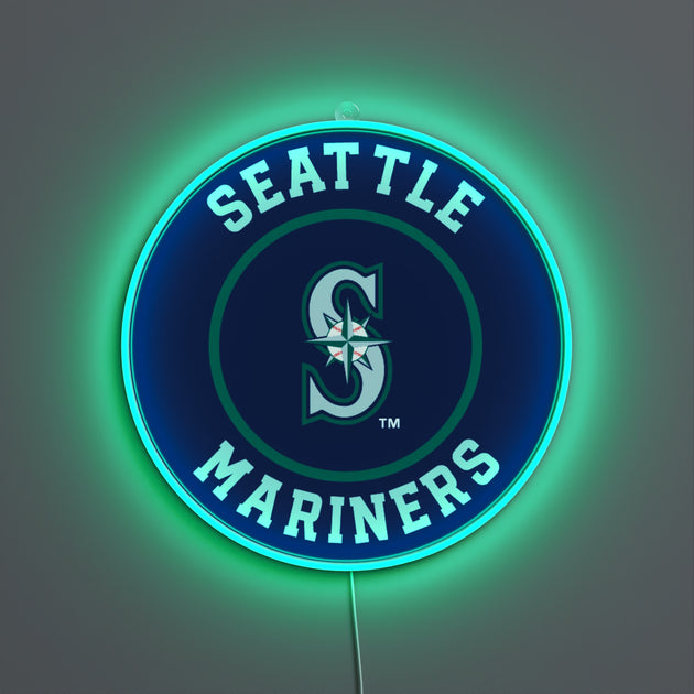 Seattle Mariners Rounded Logo, LED neon sign – YELLOWPOP