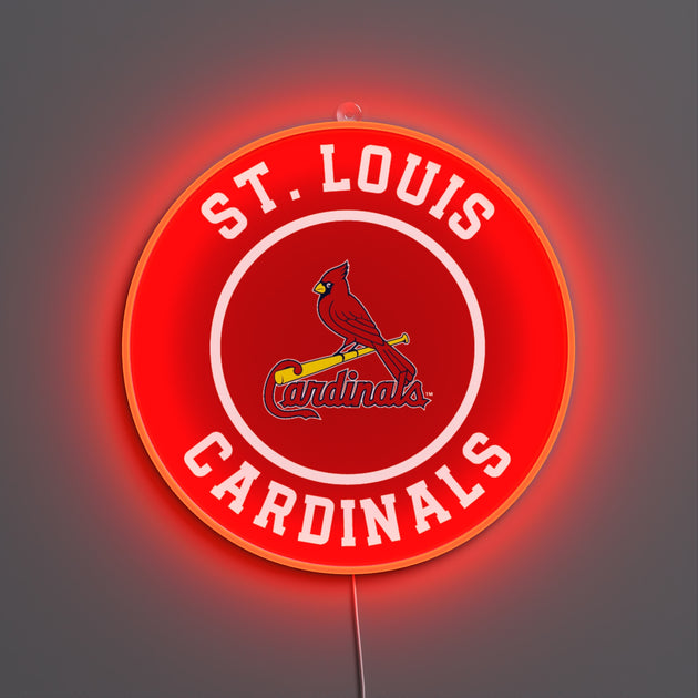 St Louis Cardinals Rounded Logo, LED neon sign – YELLOWPOP