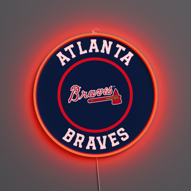 Atlanta Braves Rounded Logo, LED neon sign – YELLOWPOP