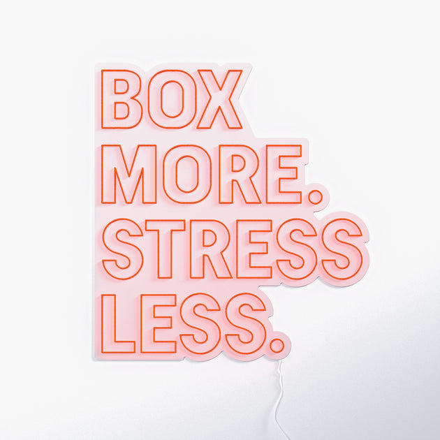 BOX MORE STRESS LESS Red – YELLOWPOP