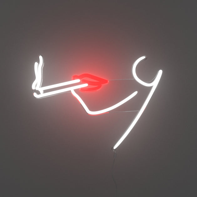 Smoking by Clara Bergel - LED Neon Sign – YELLOWPOP