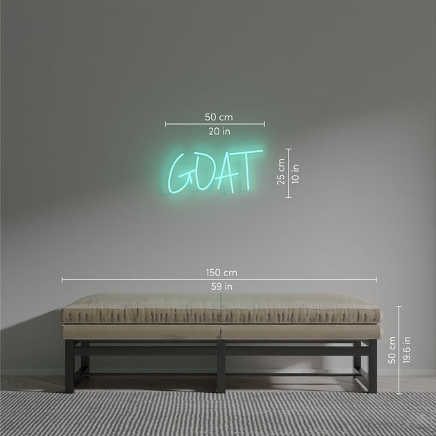 GOAT - LED neon sign – YELLOWPOP